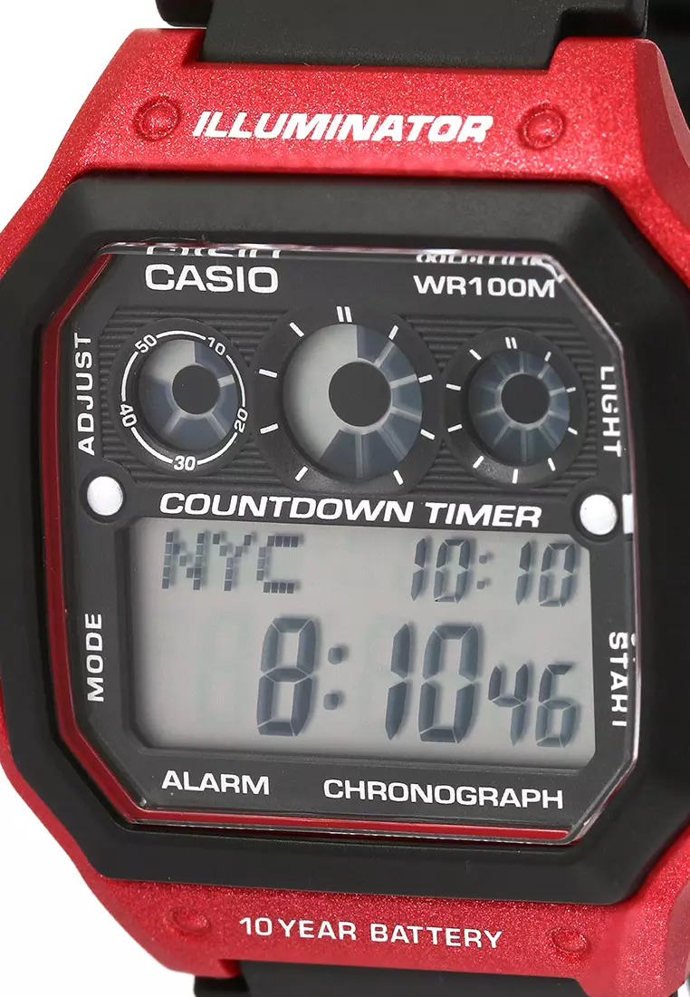 Buy Casio Digital Watch AE-1300WH-4AVDF 2025 Online | ZALORA Philippines