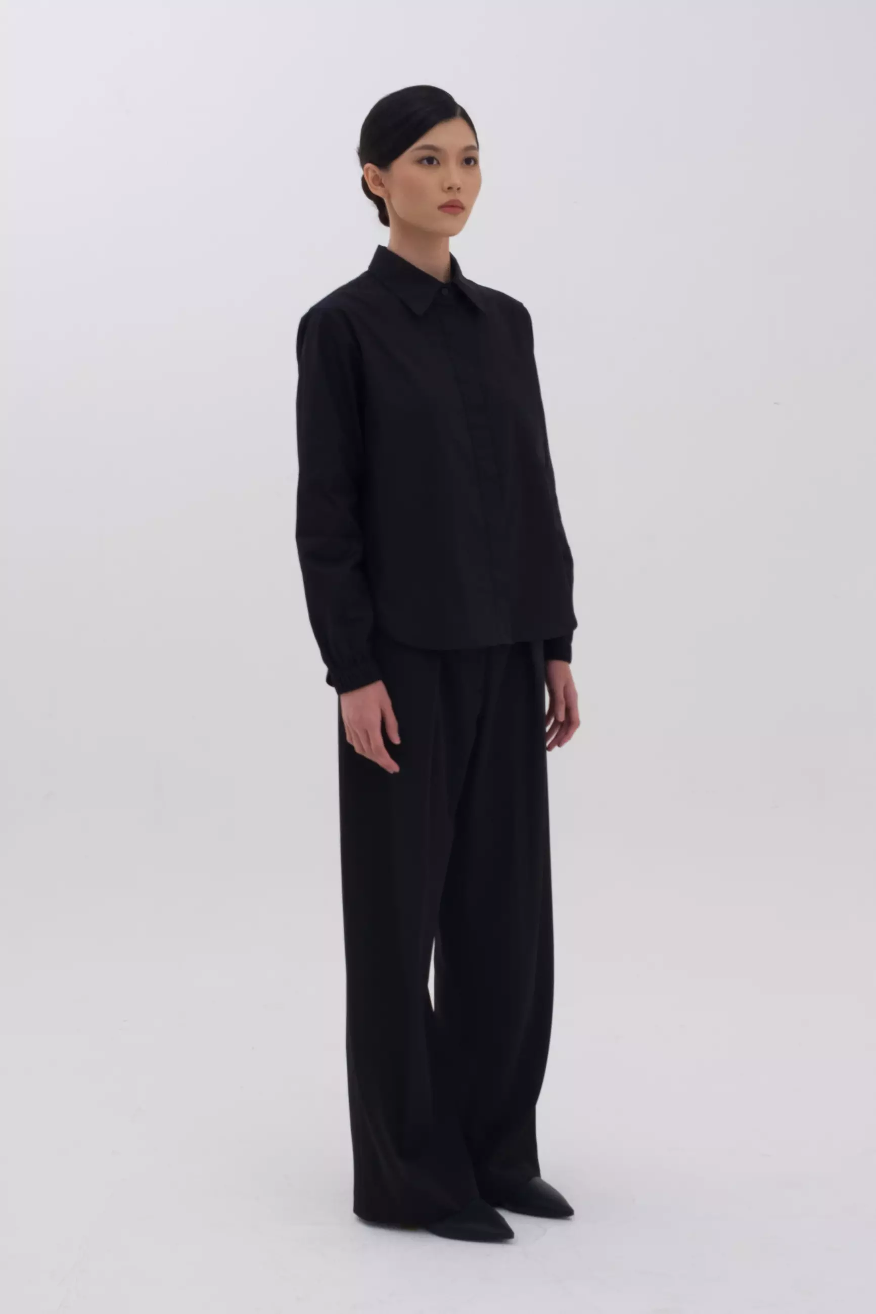Jual RODEO Rodeo - Kemeja Wanita - Lidya Cotton Shirt - Black Original ...