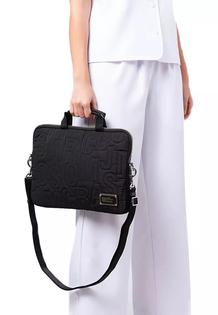 Marc Jacobs Nylon Jumbled Logo Workwear Laptop Bag in Black 4S4SCP001S02 2025 | Buy Marc Jacobs ...