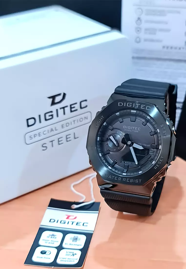 Jual Digitec Digitec Special Edition Stainless Steel - Black - Resin ...