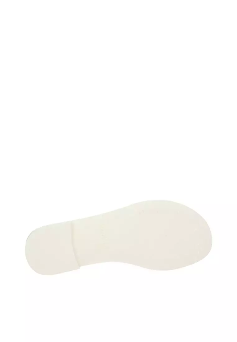 Buy Moncler Open Toe Rubber Slippers with Front Logo 2025 Online | ZALORA