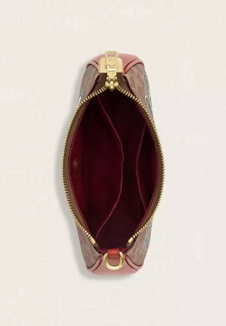 Jual Coach Coach Teri Mini Crossbody Bag In Signature Canvas With ...