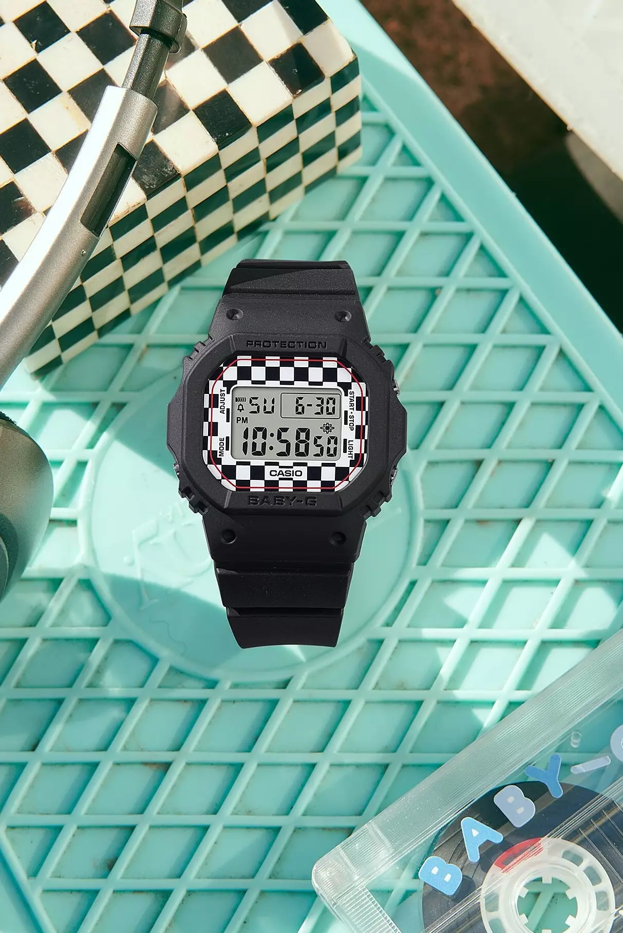 Jual BABY-G Women BBGD-565GS-1DR Digital Black Resin Original 2025 ...