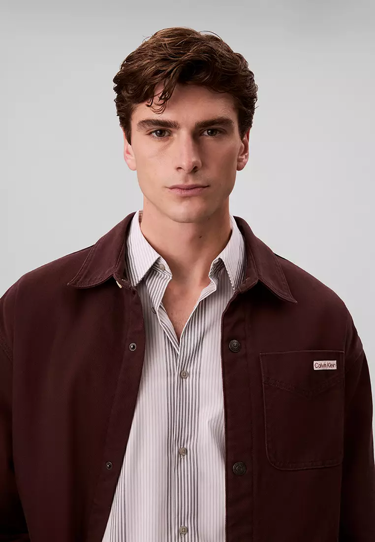 Buy Calvin Klein 90S Padded Java Overshirt - Calvin Klein Jeans 2025 ...