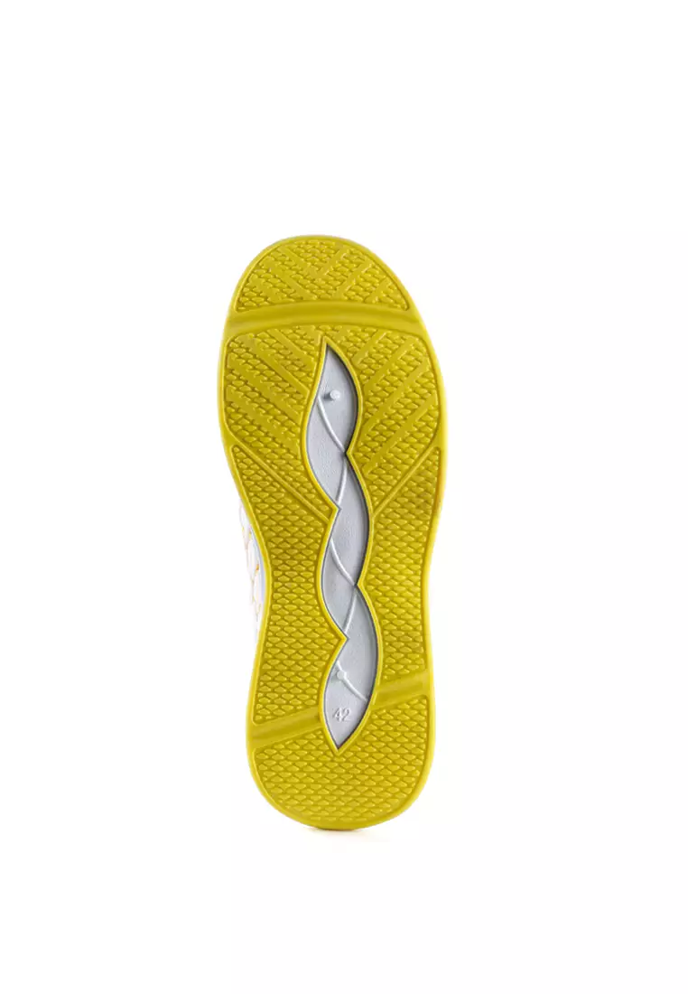 Buy London Rag Fish Scale Goovy Running Trainers in White 2024 Online ...