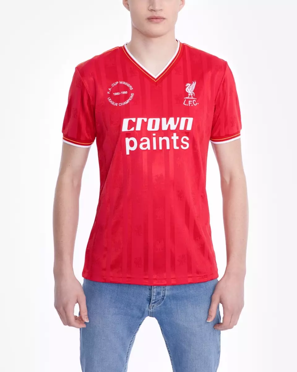 Jual Liverpool FC Liverpool FC 1986 Home Shirt - Official LFC Jersey ...