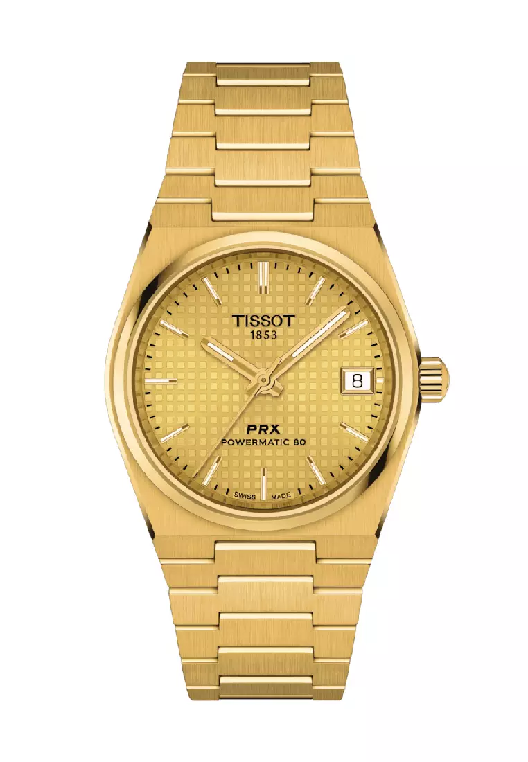 Buy Tissot Tissot Prx Powermatic 80 35mm Dial Gold Women's Watch ...