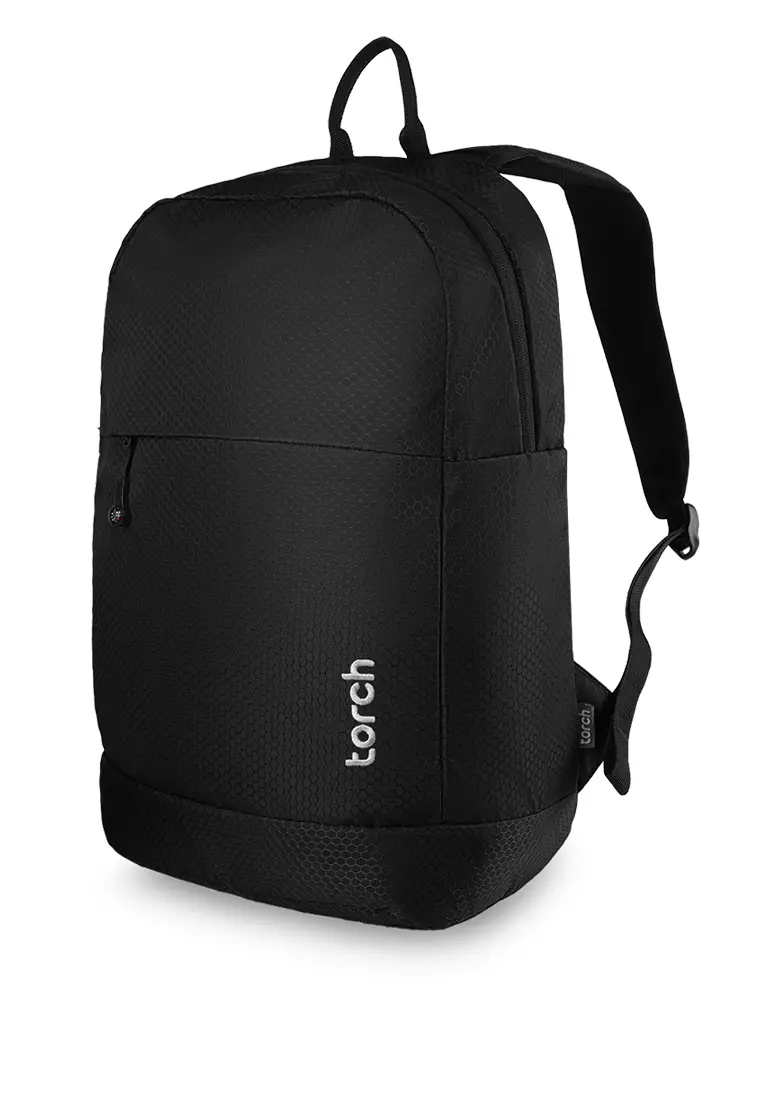 Jual TORCH.ID Torch Vitara Black School Backpack Original 2025 | ZALORA ...