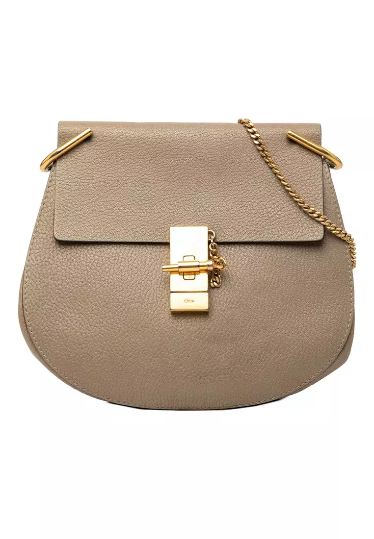 Buy Chloé Pre-Loved Chloé Small Grained Calfskin Drew Crossbody 2026 ...