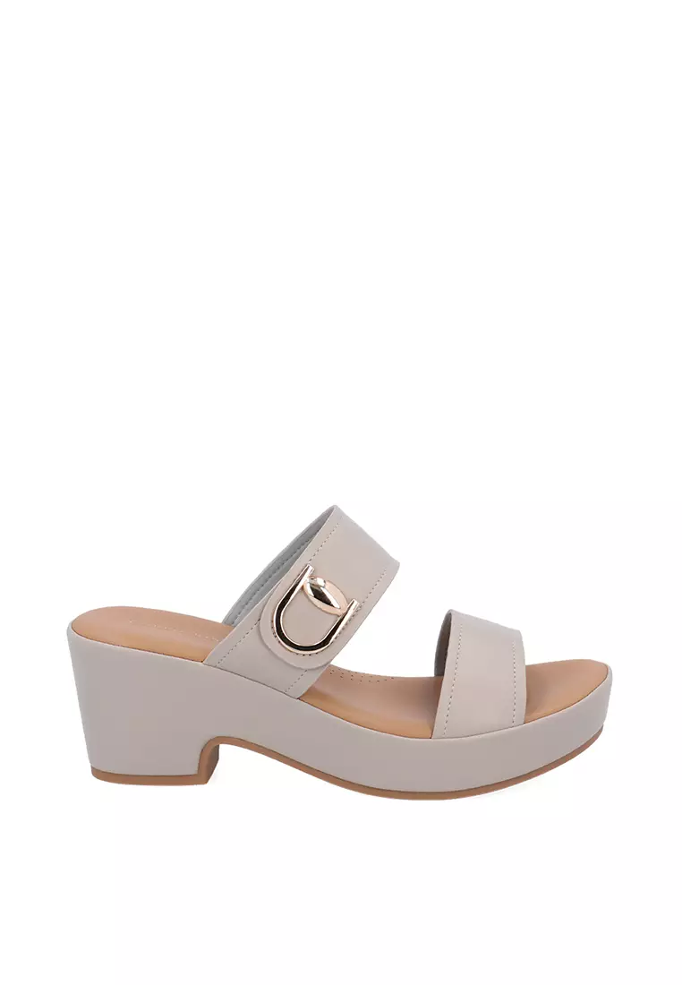 Buy Carlo Rino Medium Grey Diorlyn Sandals Online | ZALORA Malaysia