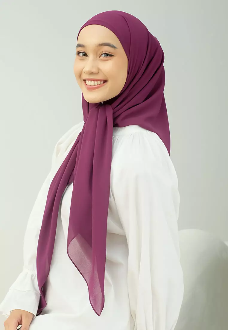 Jual Lozy Hijab Bawal Inner Square Magenta Original 2024 | ZALORA ...