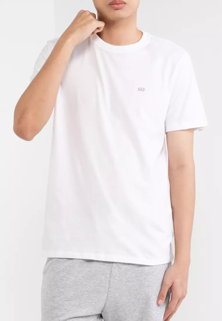 Buy GAP French Everyday Soft Micro Logo T-Shirt Online | ZALORA Malaysia