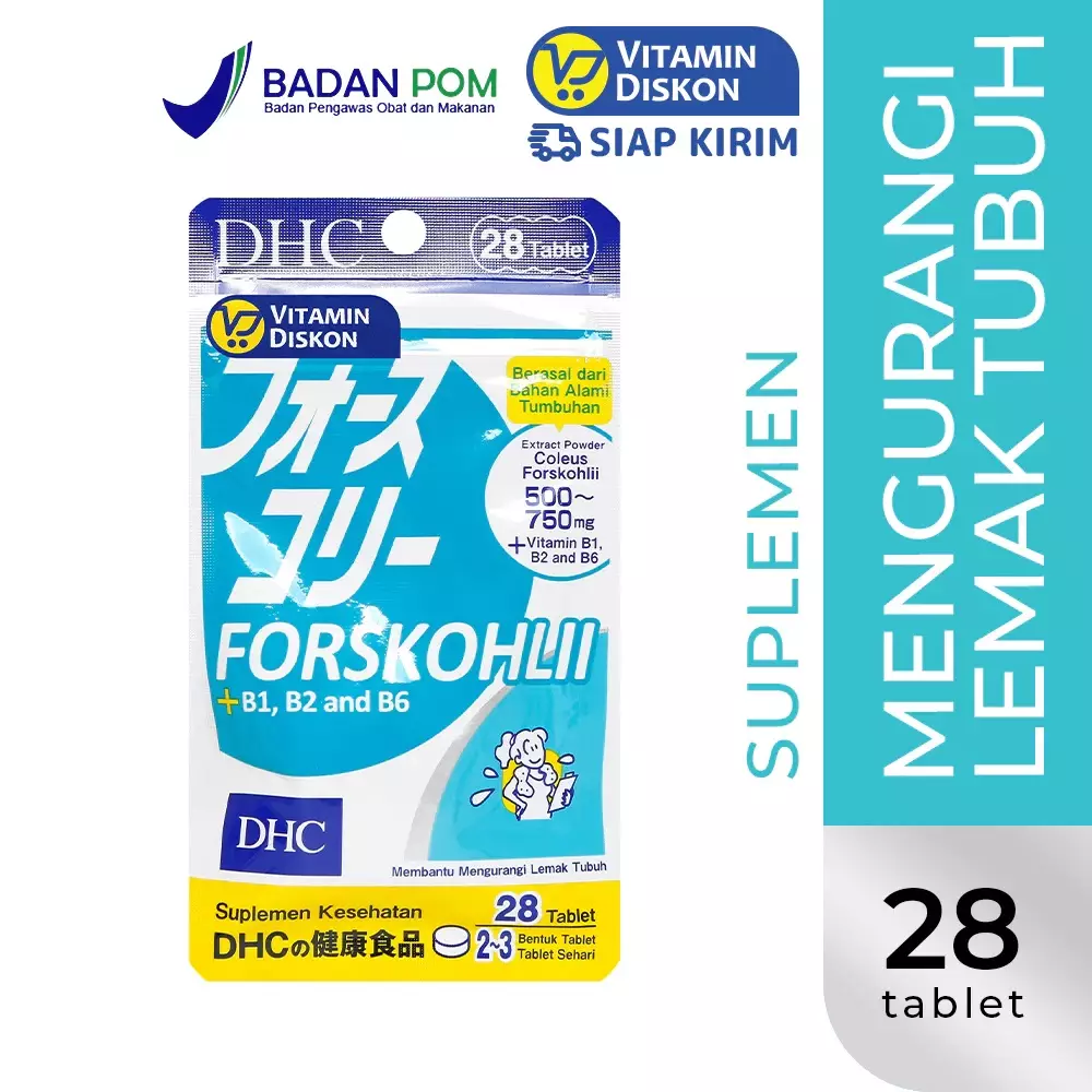 Jual DHC DHC SUPPLEMENT FORSKOHLII ISI 28 TABLET Original 2024 | ZALORA Indonesia