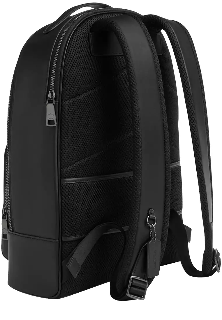 Buy Coach Ethan Backpack Bag In Signature Canvas - Charcoal/ Black ...