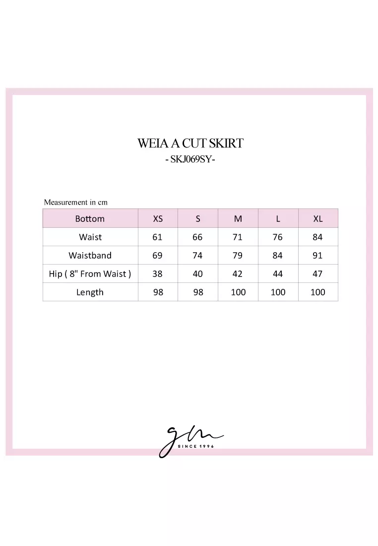 Buy Gene Martino Gene Martino Weia A Cut Skirt 069 Online | ZALORA Malaysia