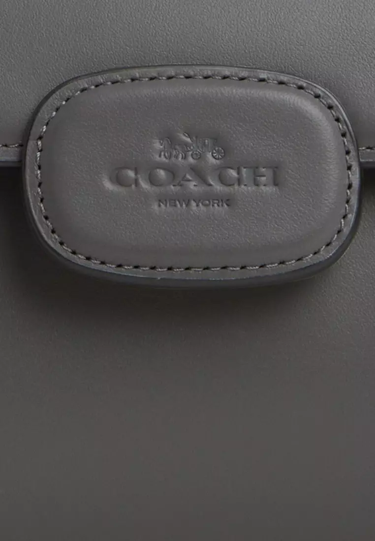 Buy Coach Eliza Mini Top Handle Bag - Charcoal Black 2025 Online | ZALORA