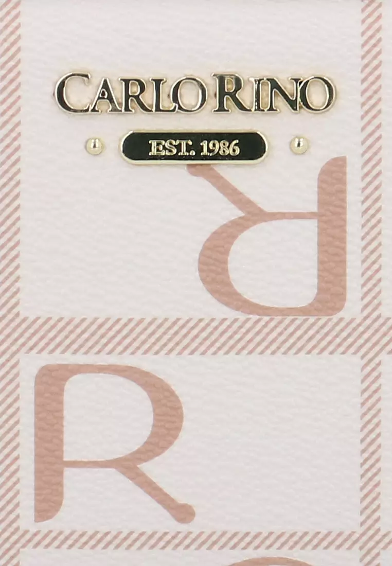 Buy Carlo Rino Carlo GEO Zip Around Wallet - Beige 2025 Online | ZALORA