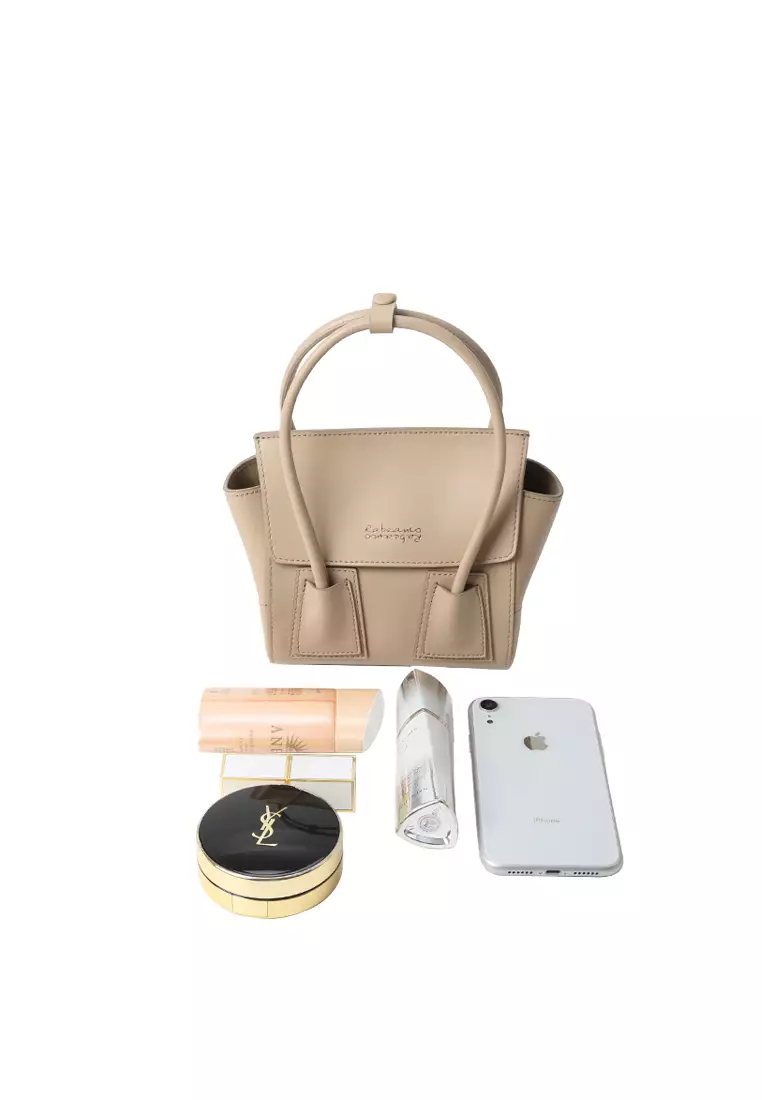 Buy RABEANCO UNNI Mini Top Handle Bag - Almond 2026 Online | ZALORA ...
