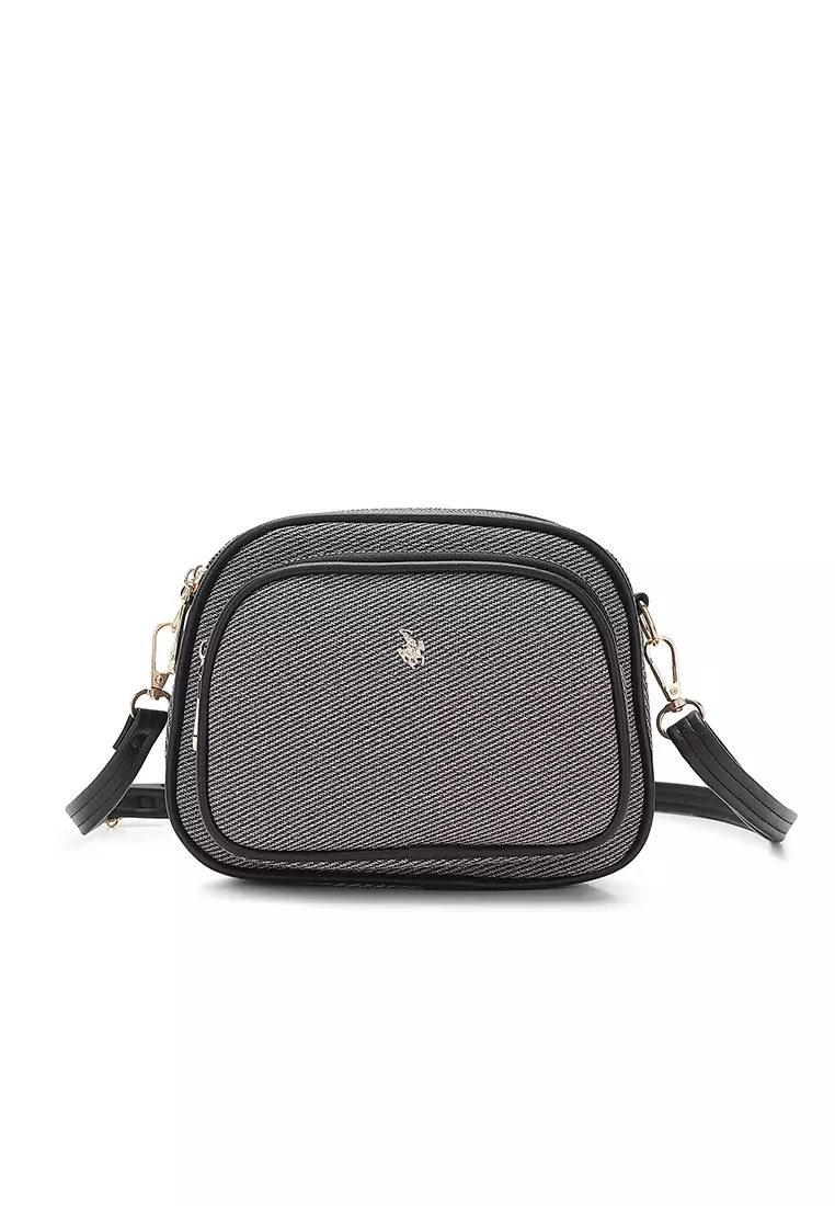 Buy Swiss Polo Women's Sling Bag / Crossbody Bag / Shoulder Bag - Black ...