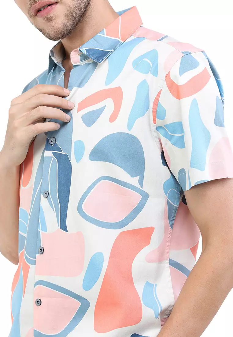 線上選購 HIGHLANDER Pink Slim Fit Shirt | ZALORA 台灣