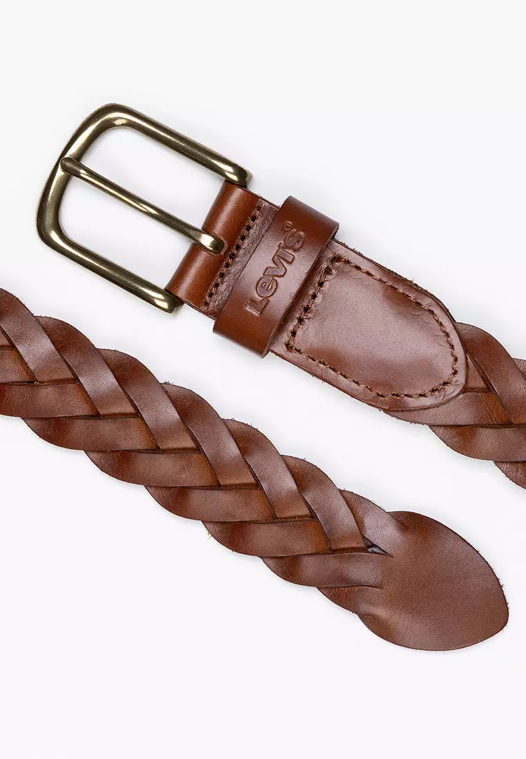 Buy Levi's Men's Leather Braided Belt D7926-0003 2025 Online | ZALORA