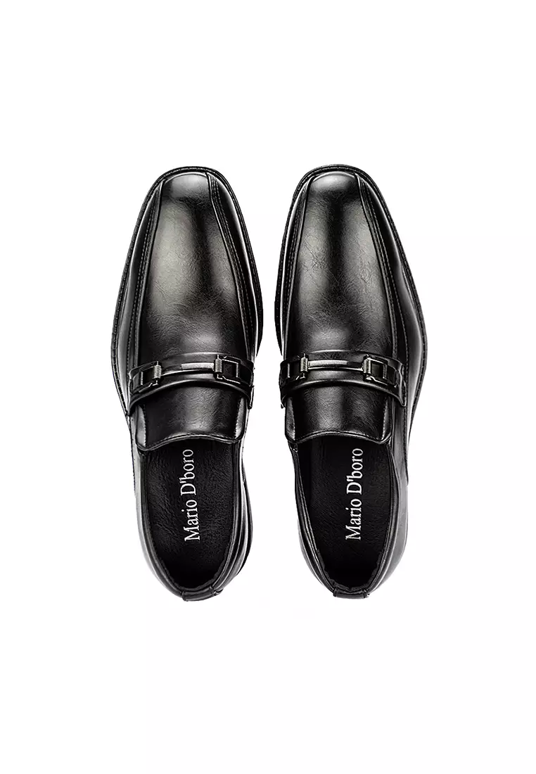 Buy Mario D' boro Runway Men's Formal Slip On Shoes Mw 23042 Black C27 ...