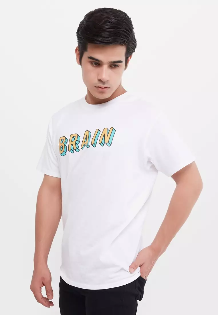 Jual Brain Clothing Men's T-Shirt BRAIN TOON Original 2024 | ZALORA ...