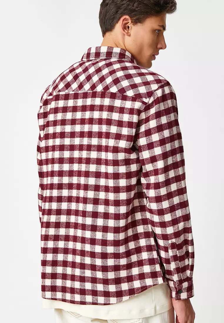 Buy KOTON Checkered Print Shirt Online | ZALORA Malaysia