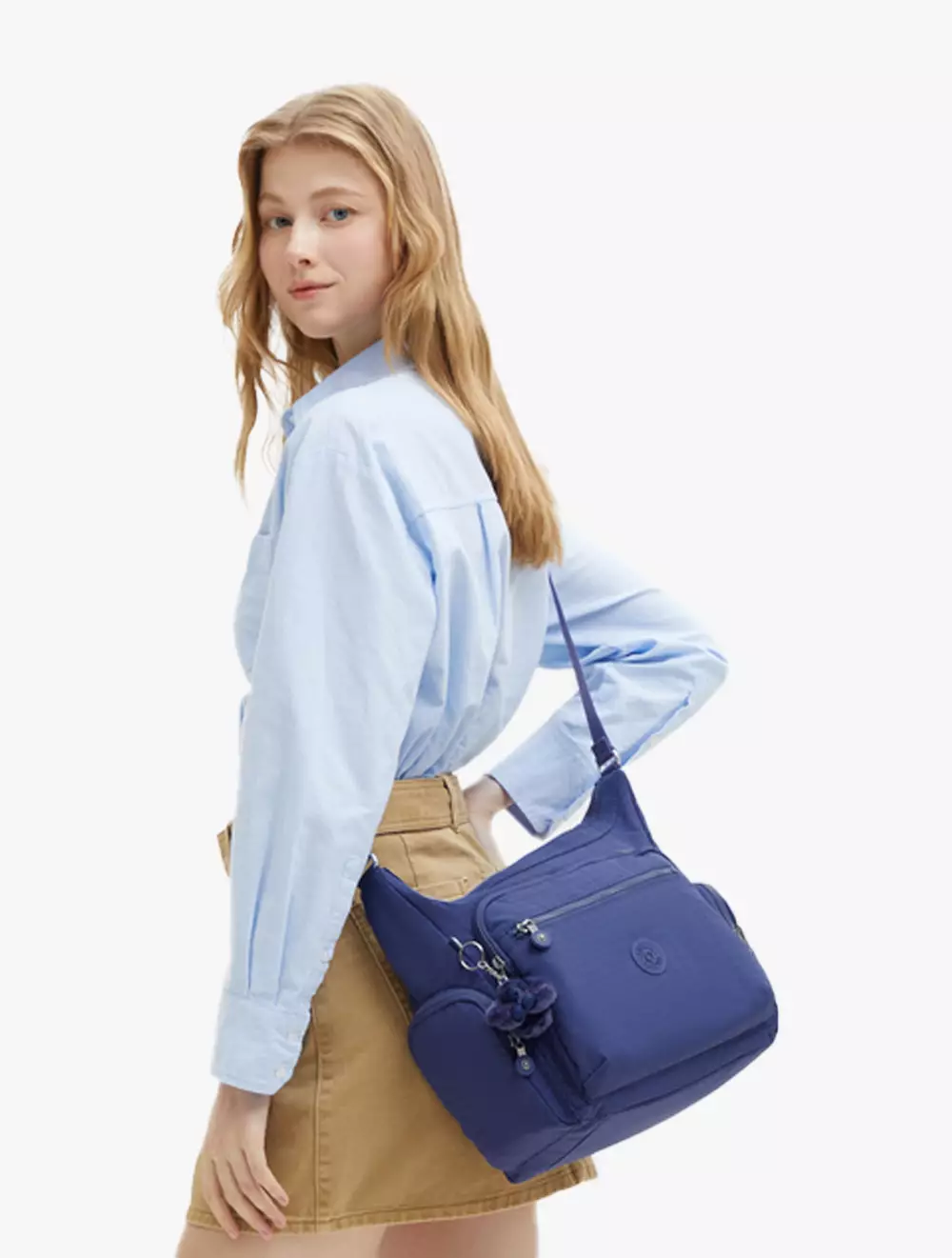 Jual Kipling GABBIE - Ocean Blue Original 2025 | ZALORA Indonesia