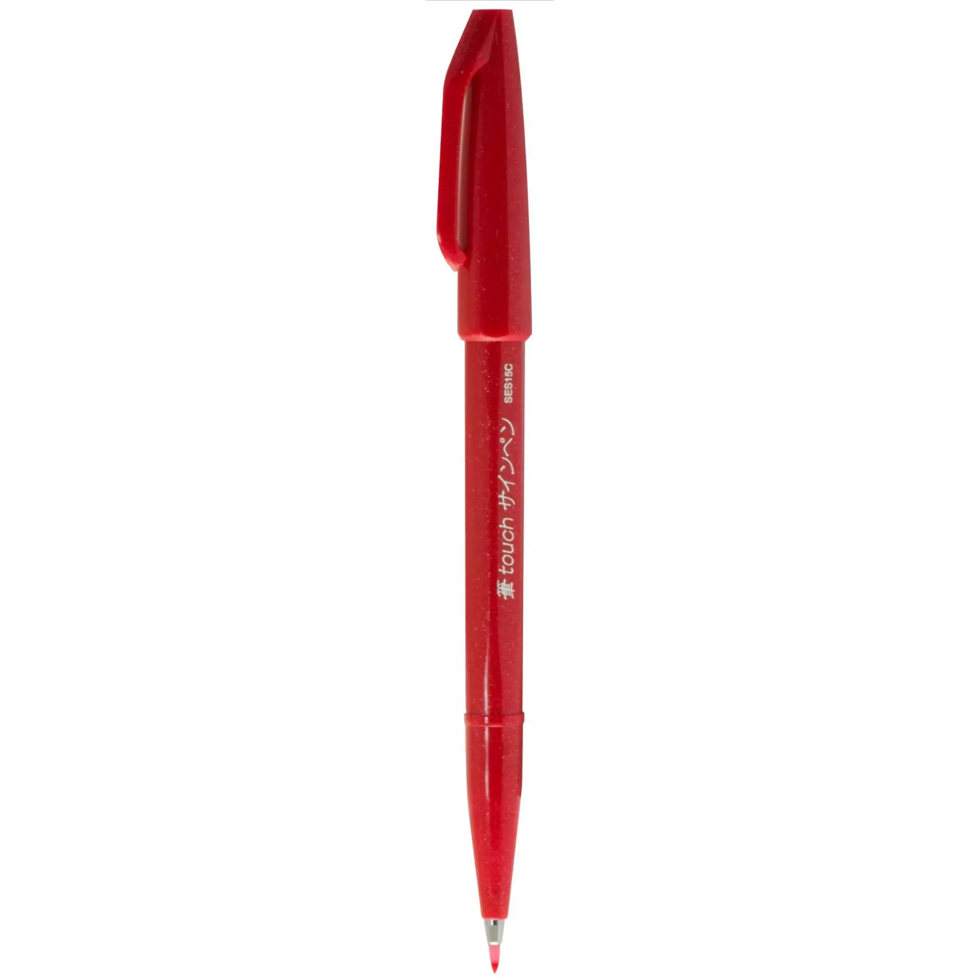 Jual Pentel Pentel Brush Sign Pens Fude Touch - Merah Original 2025 ...