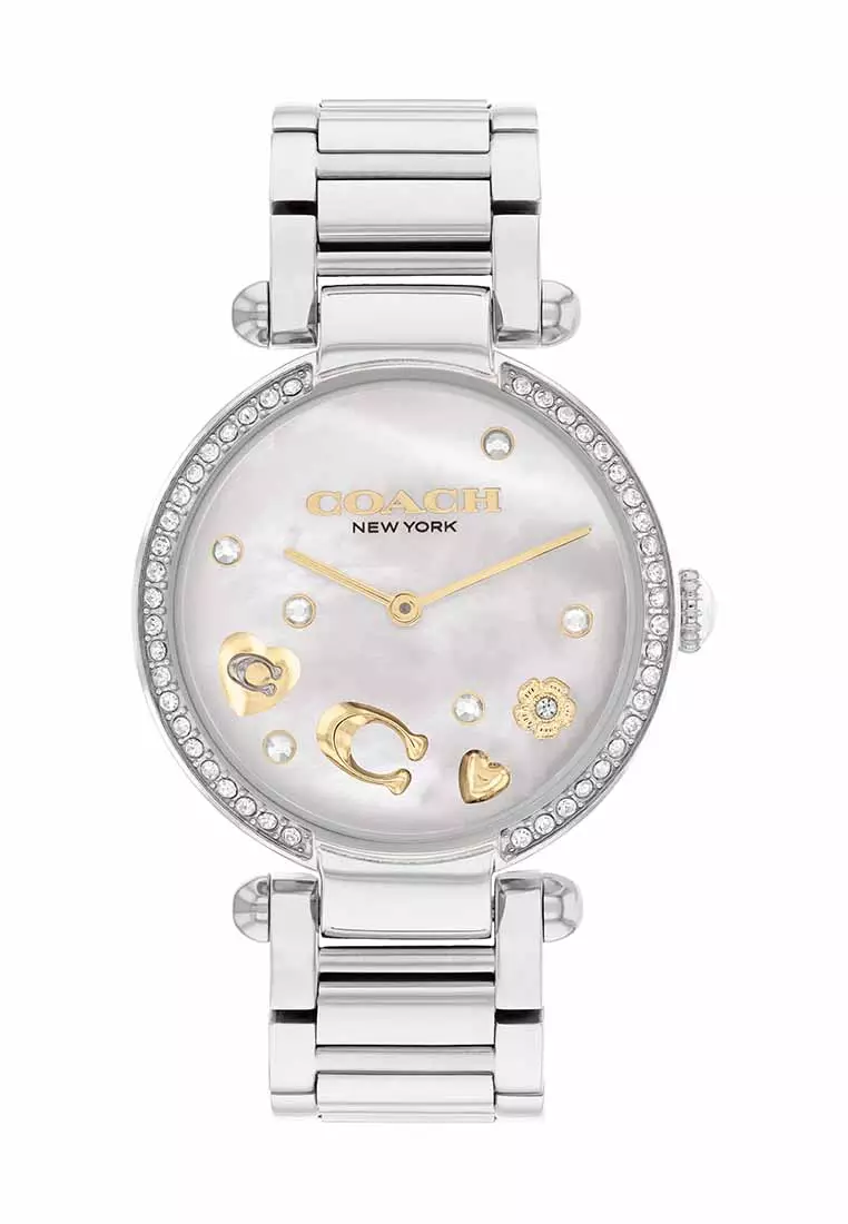 Buy Coach Cary Women's Watch Stainless Steel Strap - White Dial ...