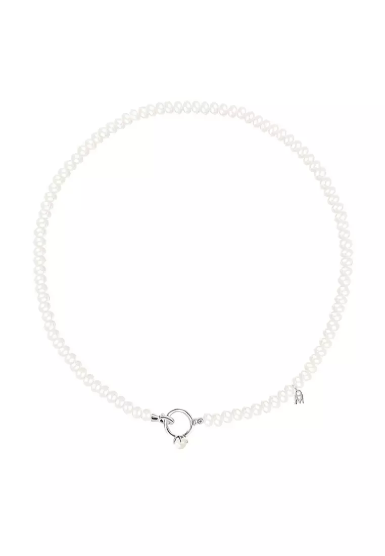 Buy Lara Crown Pearl Layered Lockbone Chain 2025 Online | ZALORA