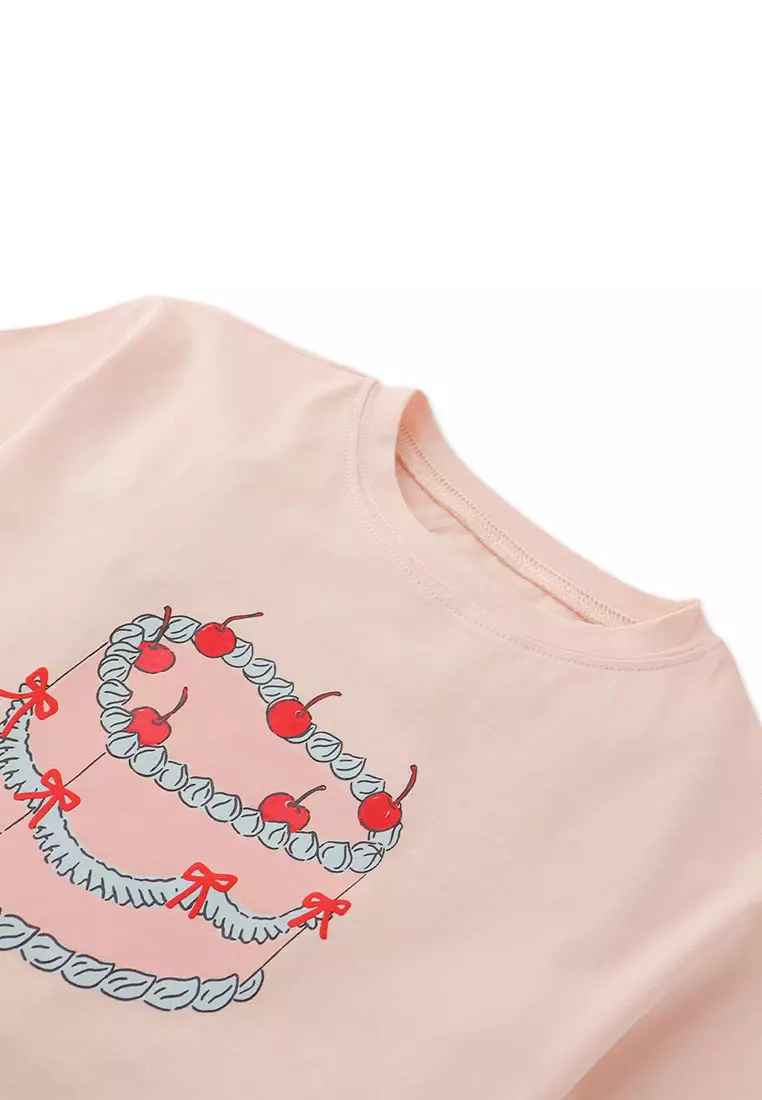 Buy Gingersnaps Kairi T-Shirt with Cake Spot Print 2026 Online | ZALORA ...