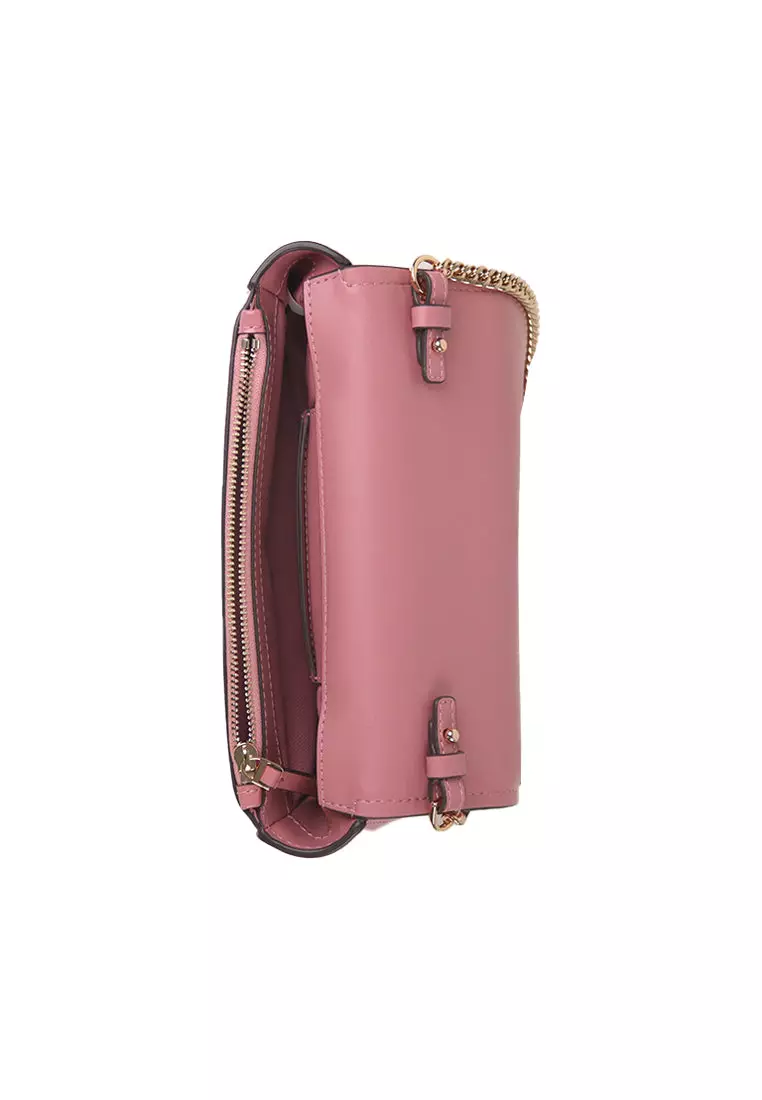 Buy TORY BURCH Tory Burch Emerson Patent Crossbody Bag In Pink Ginger ...