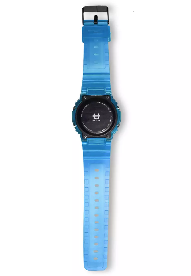 Jual Third Day AMB76 Jam Tangan Anti Air Digital Blue White Dj Rock ...
