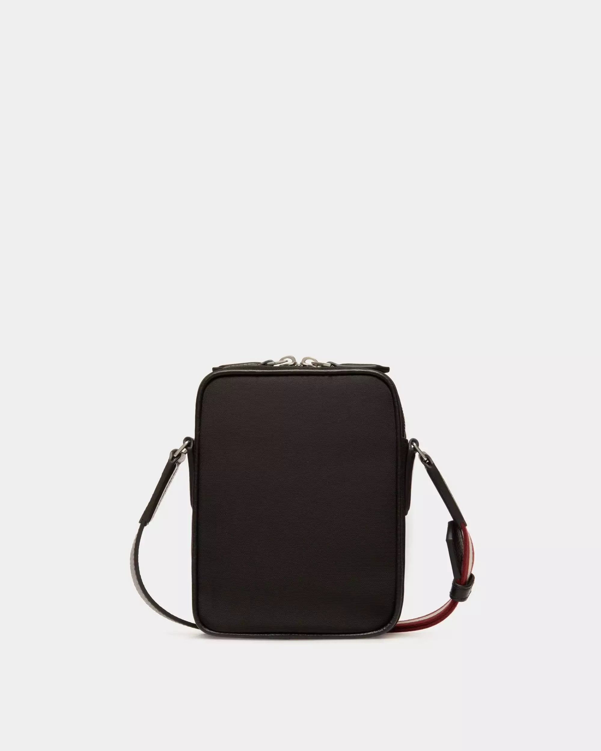 Jual BALLY Bally Code Crossbody Bag in Black Nylon Original 2026 ...