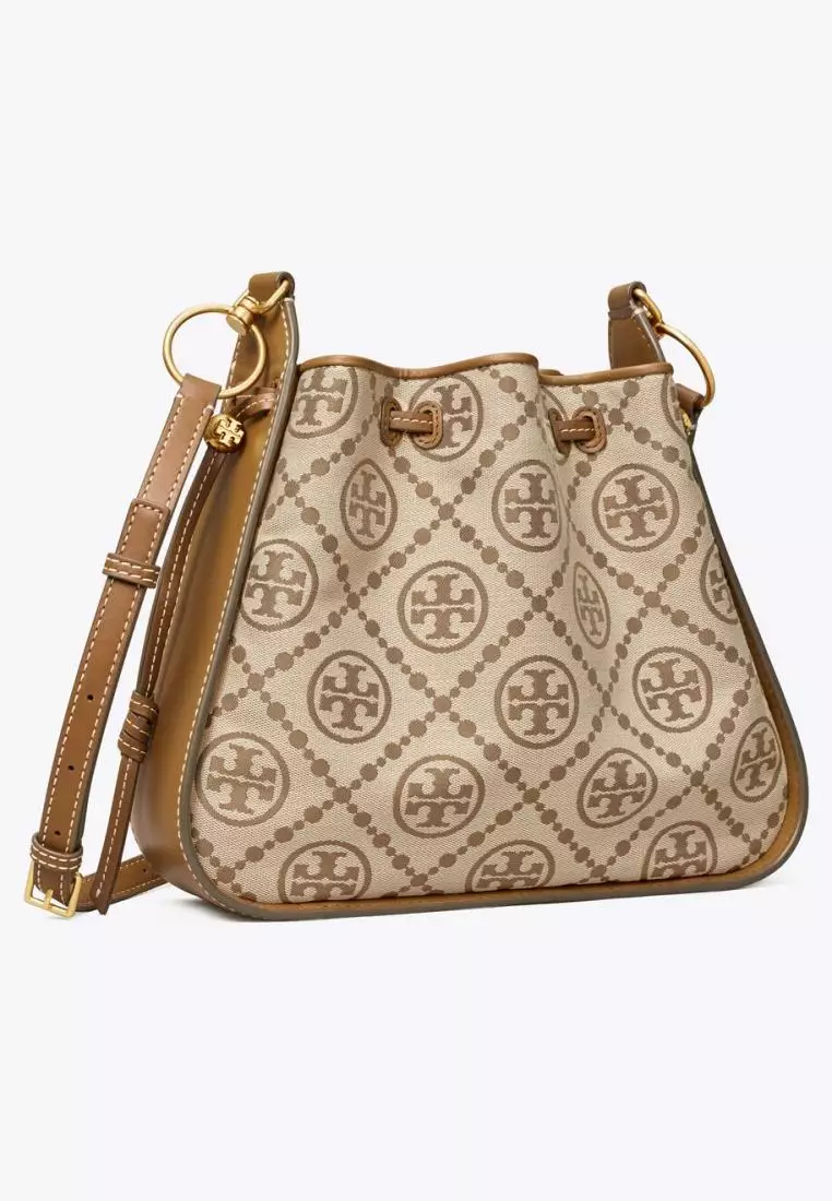 Jual Tory Burch Tory Burch T Monogram Bell Bag Hazelnut Original 2025 | ZALORA Indonesia