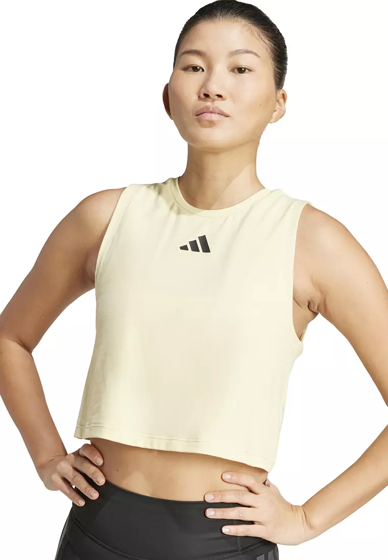 線上選購 ADIDAS Power 3-Stripes Boxy Tank Top | ZALORA 台灣