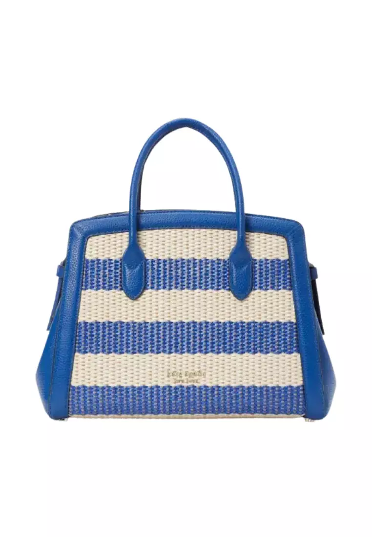 Jual Kate Spade Kate Spade Knott Striped Medium Satchel Original 2025 ...