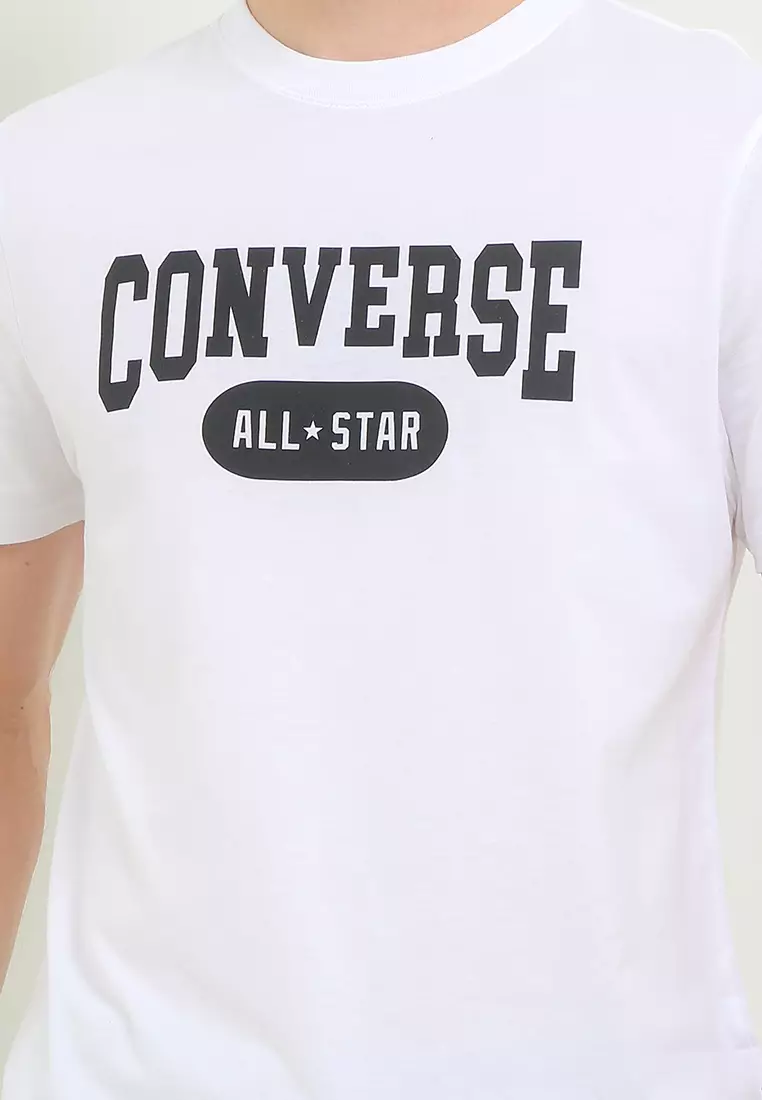Buy Converse Retro Chuck Logo Center Front Tee 2025 Online | ZALORA