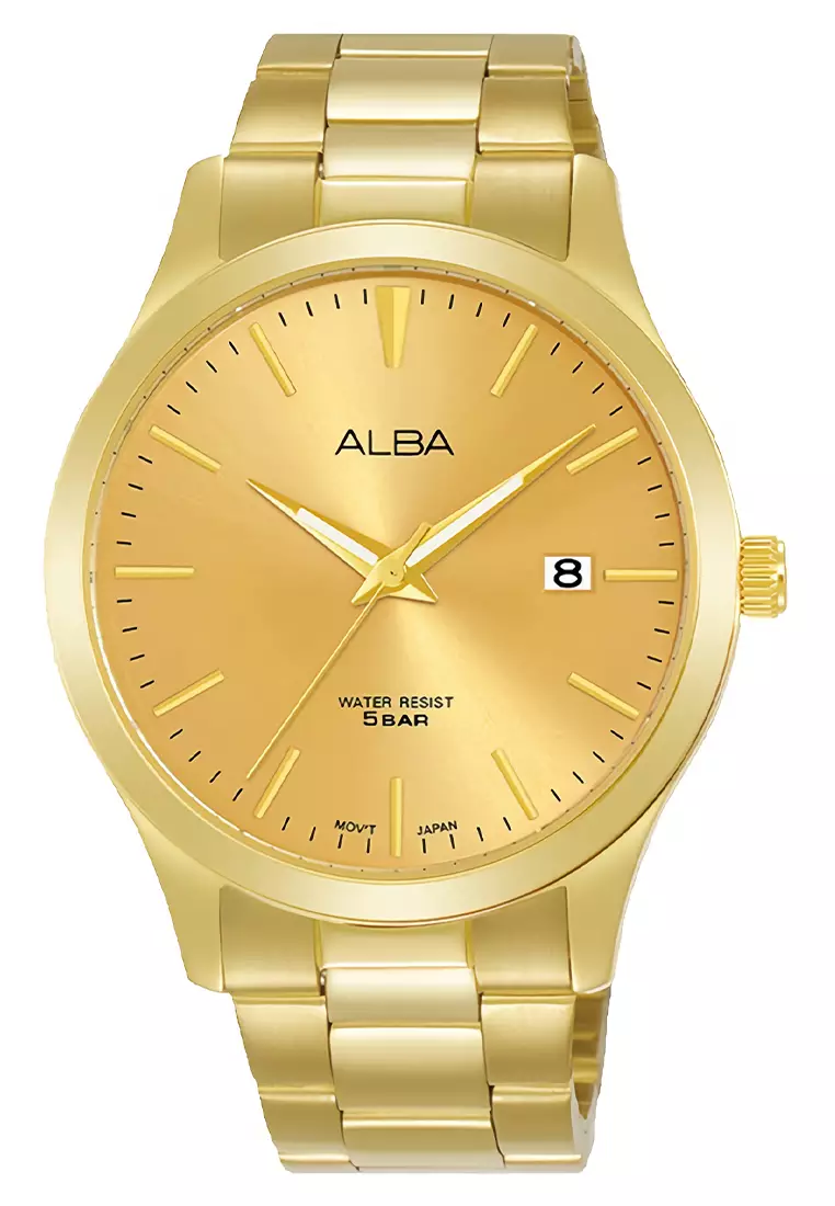 Jual Alba Alba - Jam Tangan Analog Pria - Gold - Stainless Steel ...