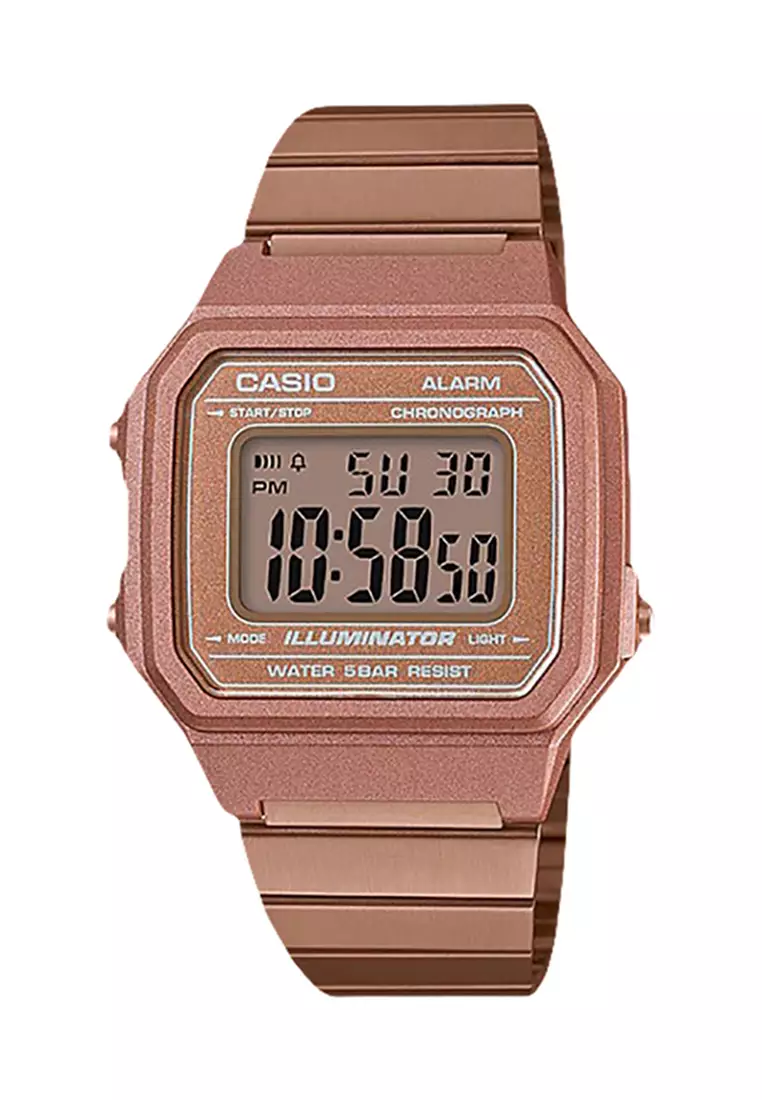 Jual Casio Jam Tangan Pria Digital Casio Standard B650WC-5ADF B650 Rose ...