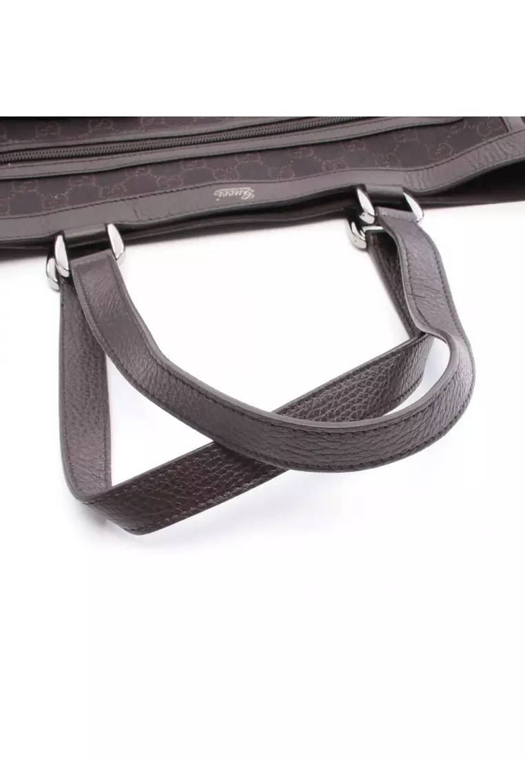 Buy Gucci Pre-Loved Gucci Abby GG pattern Shoulder bag tote bag canvas ...