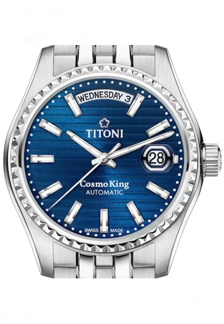 Buy TITONI TITONI COSMO KING Automatic Men Watch (TTI-T-797S-696) 2024 Online | ZALORA