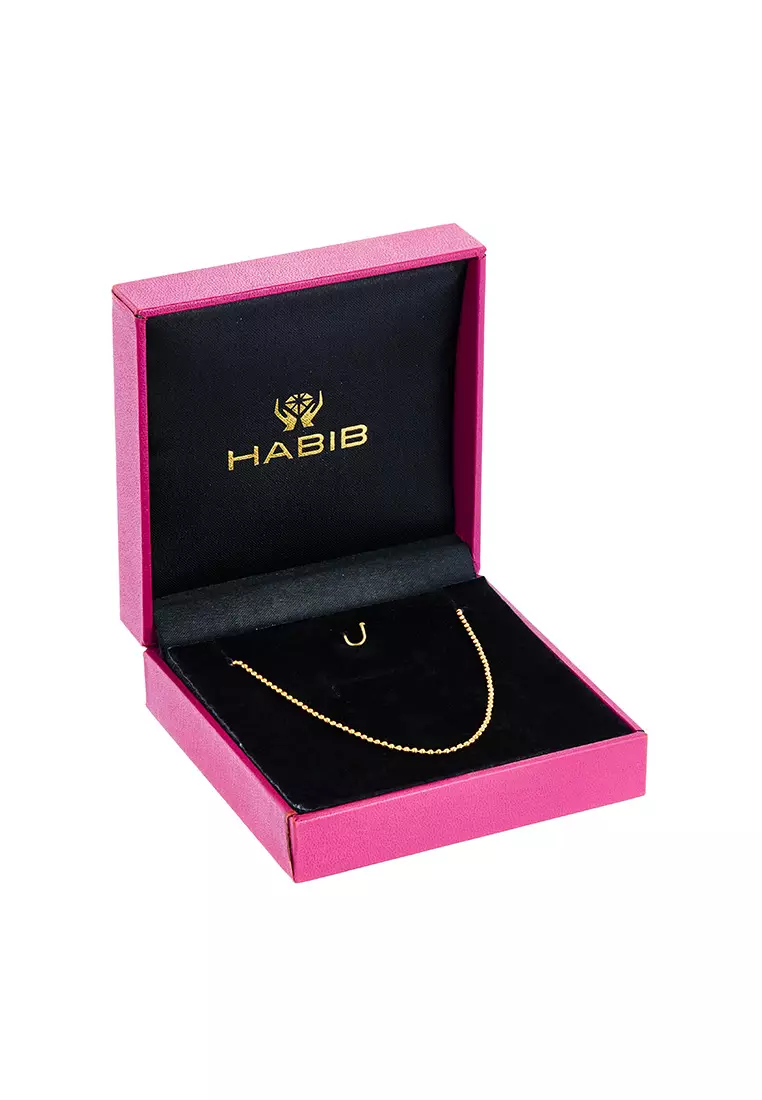 Buy HABIB HABIB 999/24K Yellow Gold Necklace WWGC1151123 Online ...