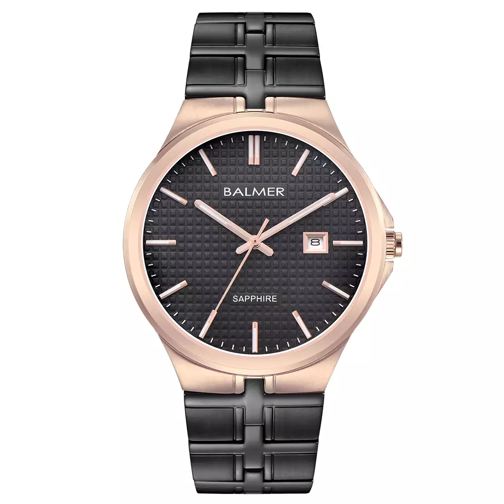 Jual Balmer Jam Tangan Pria Analog BALMER 2717 Kaca Sapphire Stainless ...