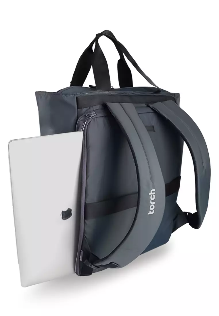 Jual TORCH.ID Torch Wazari Grey Backpack Original 2024 | ZALORA Indonesia