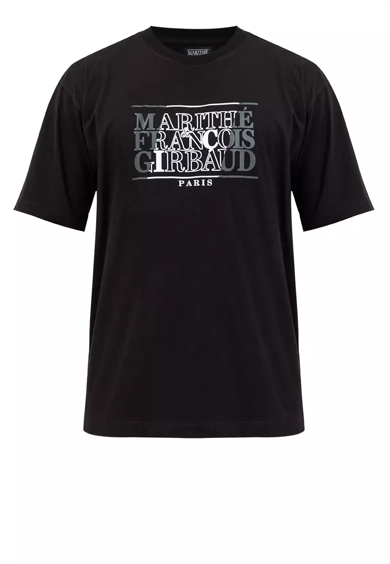 Buy Marithe + Francois Girbaud Men's OG M Paris Tee Black 2025 Online ...