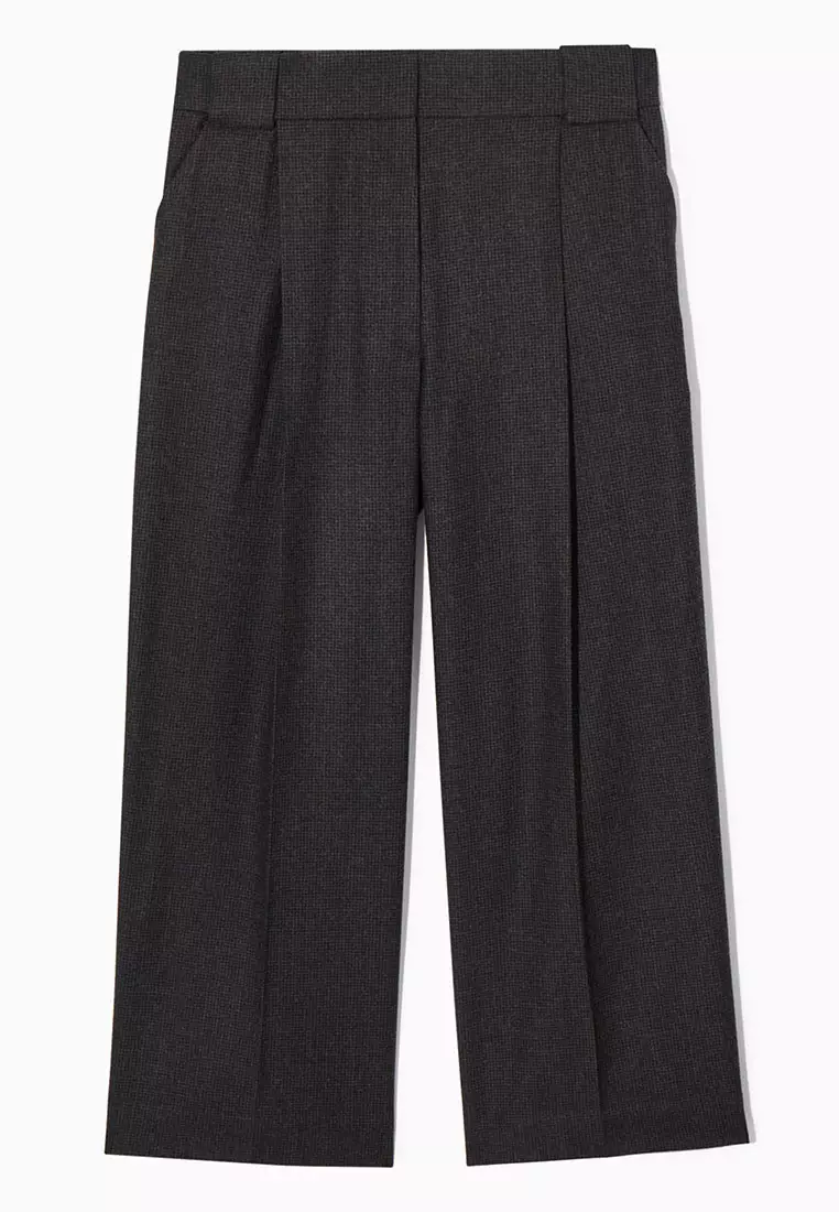 Buy COS Tailored Wool-Flannel Culottes 2026 Online | ZALORA