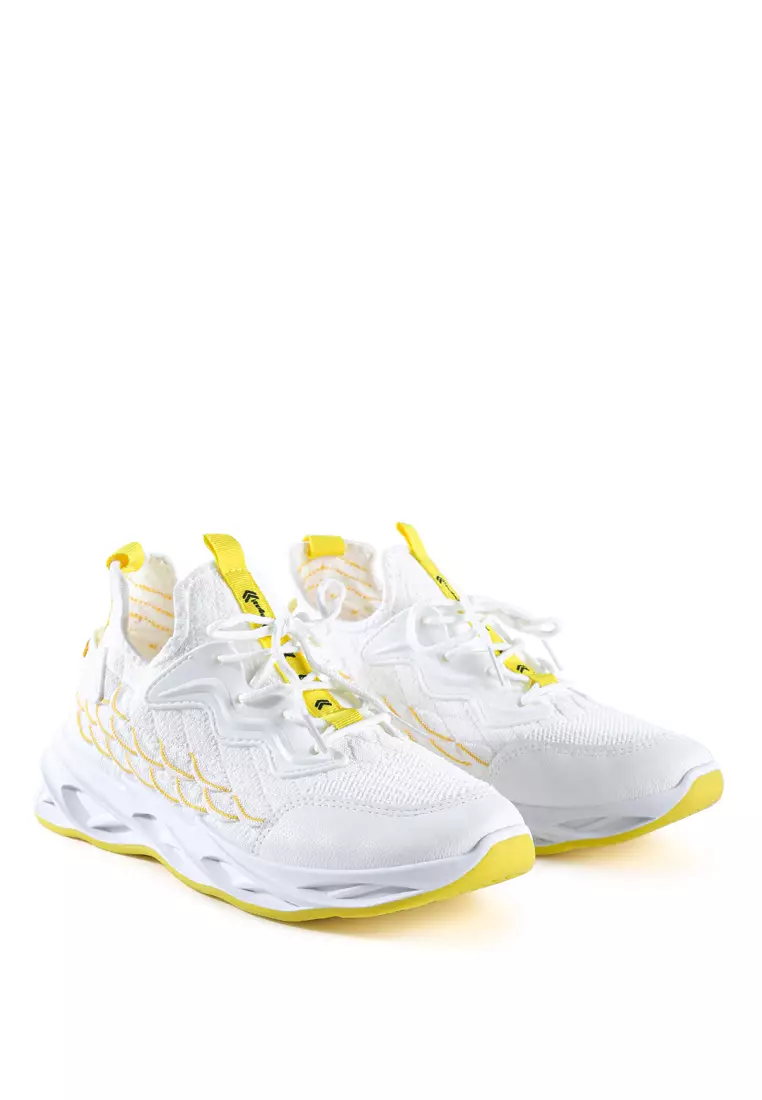 Buy London Rag Fish Scale Goovy Running Trainers in White 2024 Online ...